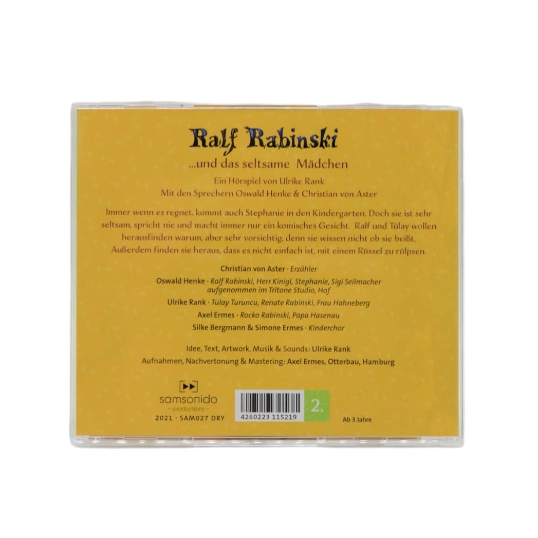 CD/Hörspiel Ralf Rabinski und das seltsame Mädchen – Dryland Records Shop