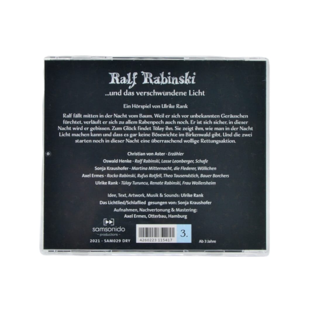 CD/Hörspiel Ralf Rabinski und das verschwundene Licht – Dryland Records ...